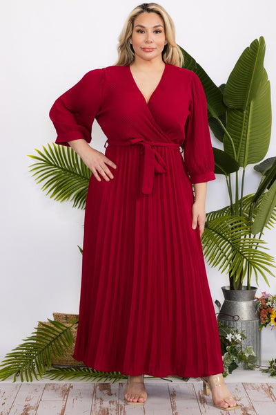 Curvy Pleated Maxi Dress | Jessica's Most Modest